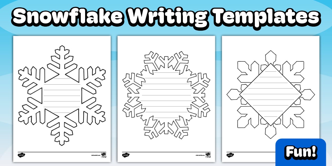 Snowflake Writing Templates