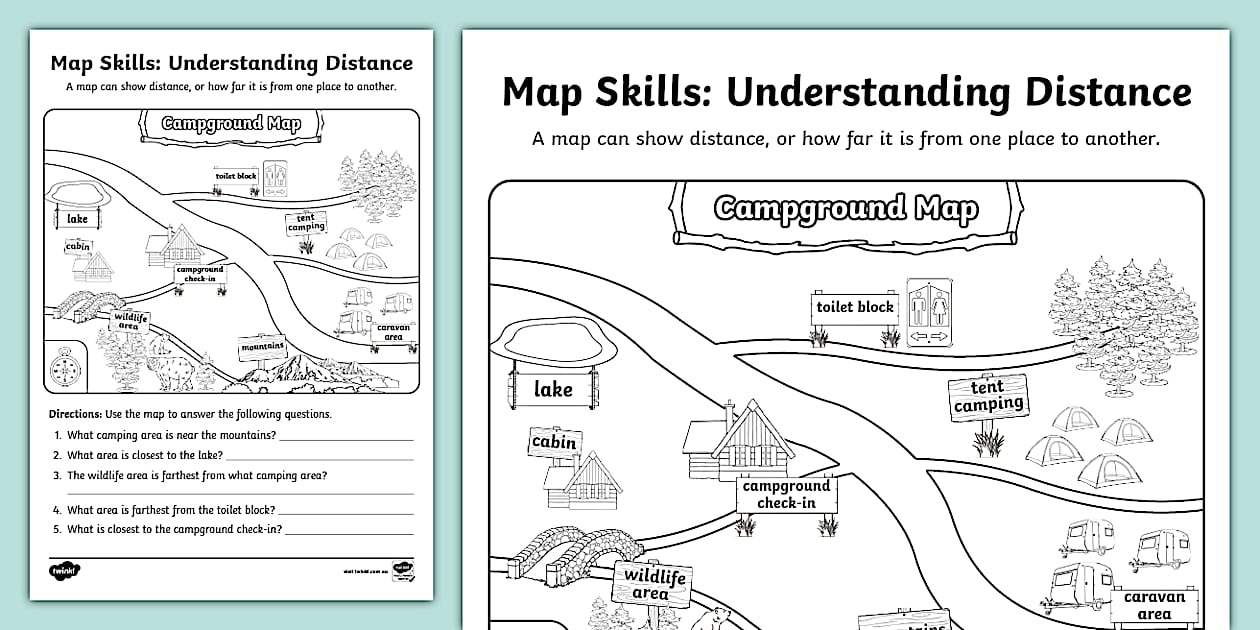 Understanding Distance Activity - Primary Education Resource