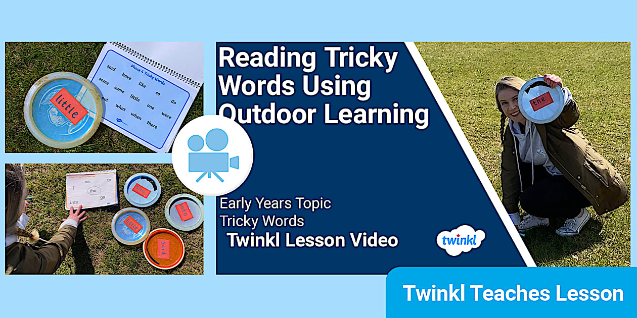 Disc Golf Tricky Words Video Lesson | EYFS Outdoor Learning