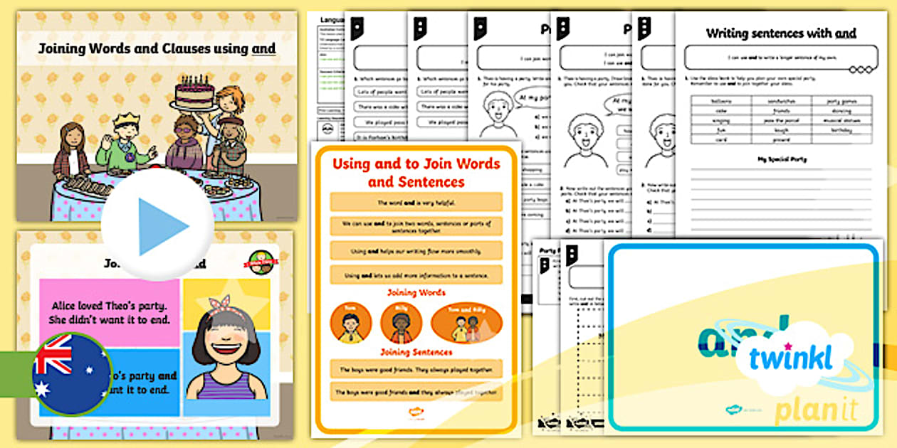 Language Conventions Joining Words and Clauses Using 'and' Lesson