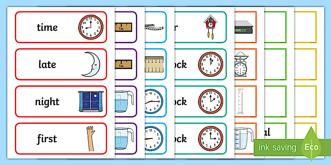 Maths Measures Terminology Resource Pack (teacher made)