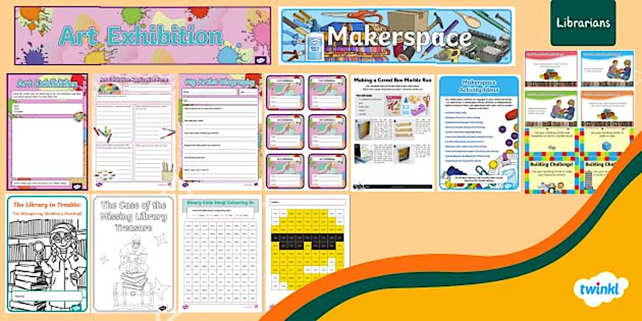 * NEW * Libraries Aren't Just for Reading Pack - Twinkl