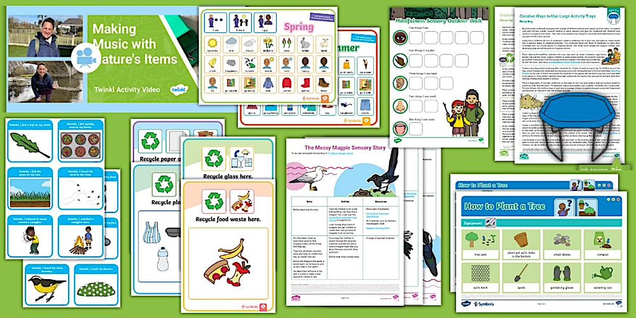 SEND Sensory Sustainability Pack: Recycling and the Natural World
