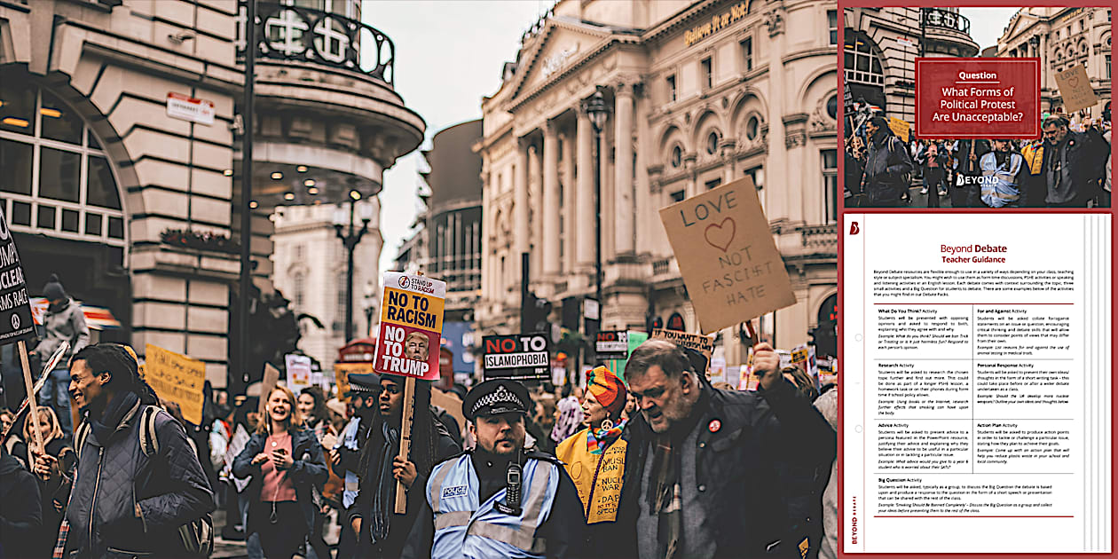 What Forms of Political Protest Are Unacceptable? Debate Pack