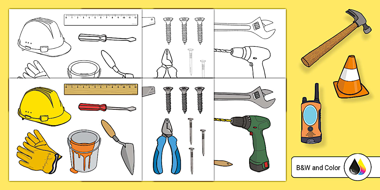 Construction Zone Dramatic Play Cutouts (Teacher-Made)
