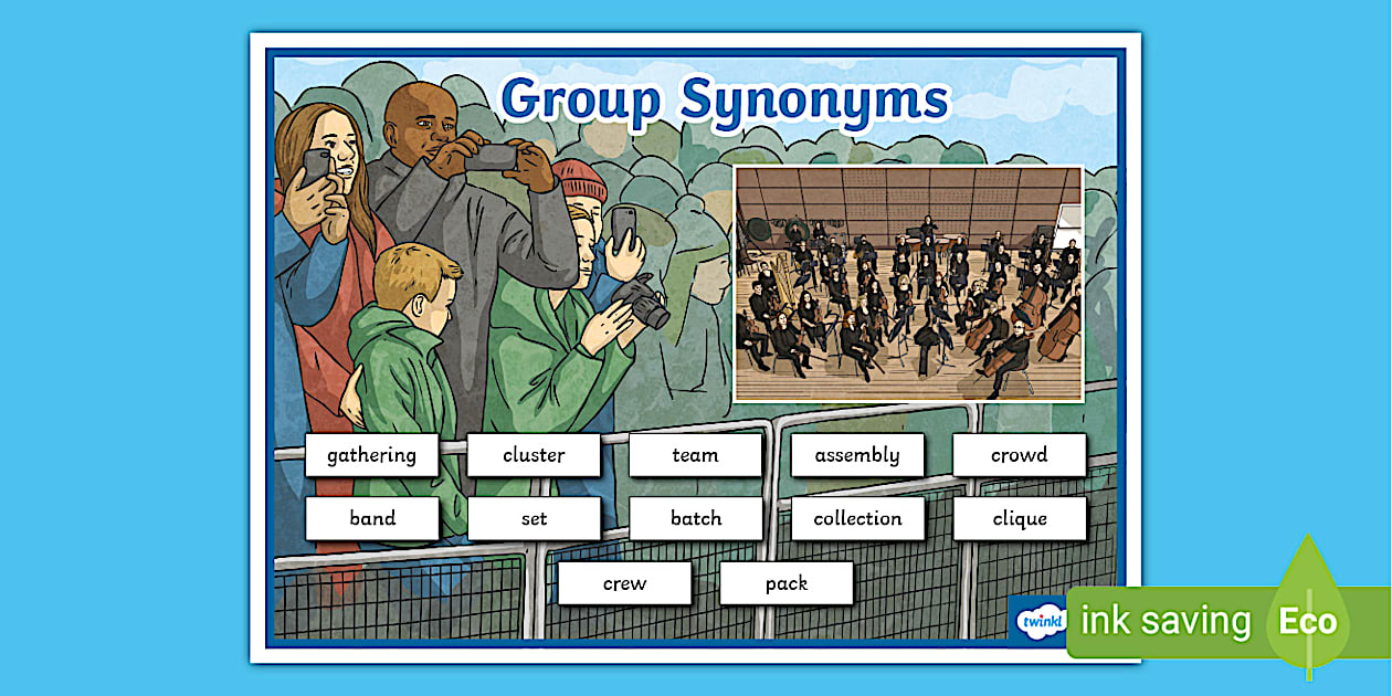 Alternative Words for 'Group' Word Mat (teacher made)