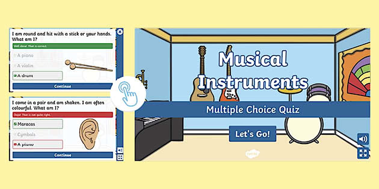 Music Quiz for Kids | Musical Instruments Interactive Quiz
