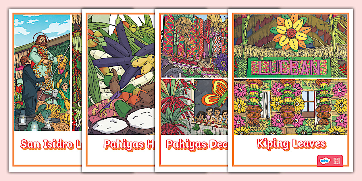 Pahiyas Festival Display Posters | Grades 2 - 6 | Twinkl