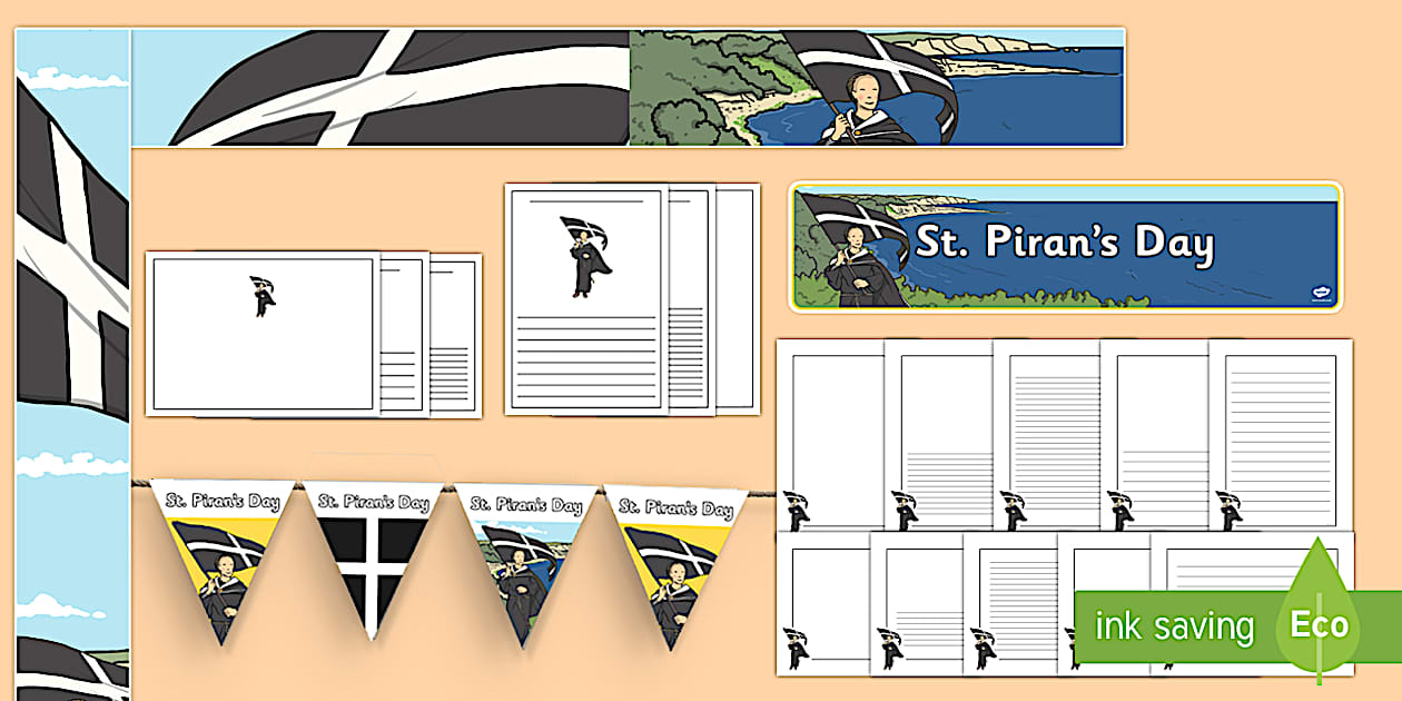 👉 St. Piran's Day Display Pack (teacher made) - Twinkl