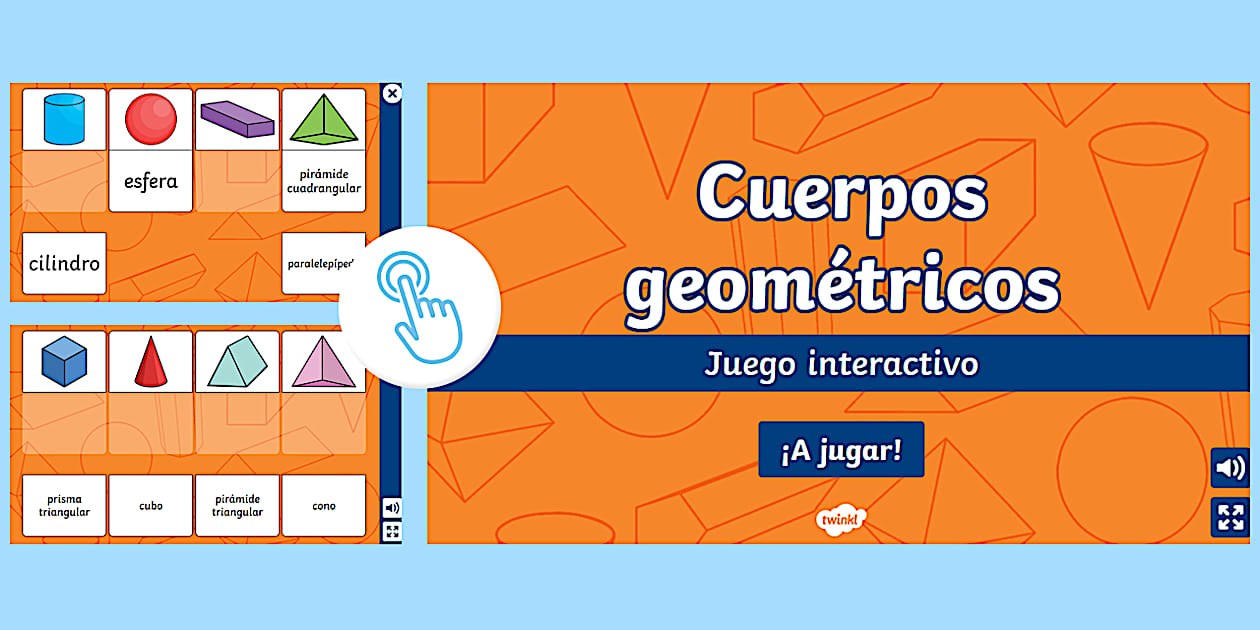 Juego: Cuerpo geométricos | Recursos interactivos - Twinkl