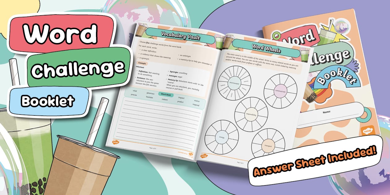 Word Challenge Booklet Years 5-6