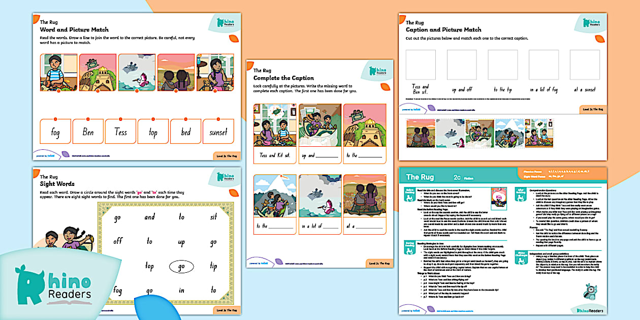 Level 2c The Rug Reading Pack - Guided Reading Resources