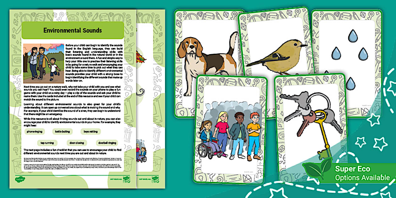 Environmental Sounds Scavenger Hunt (teacher made) - Twinkl