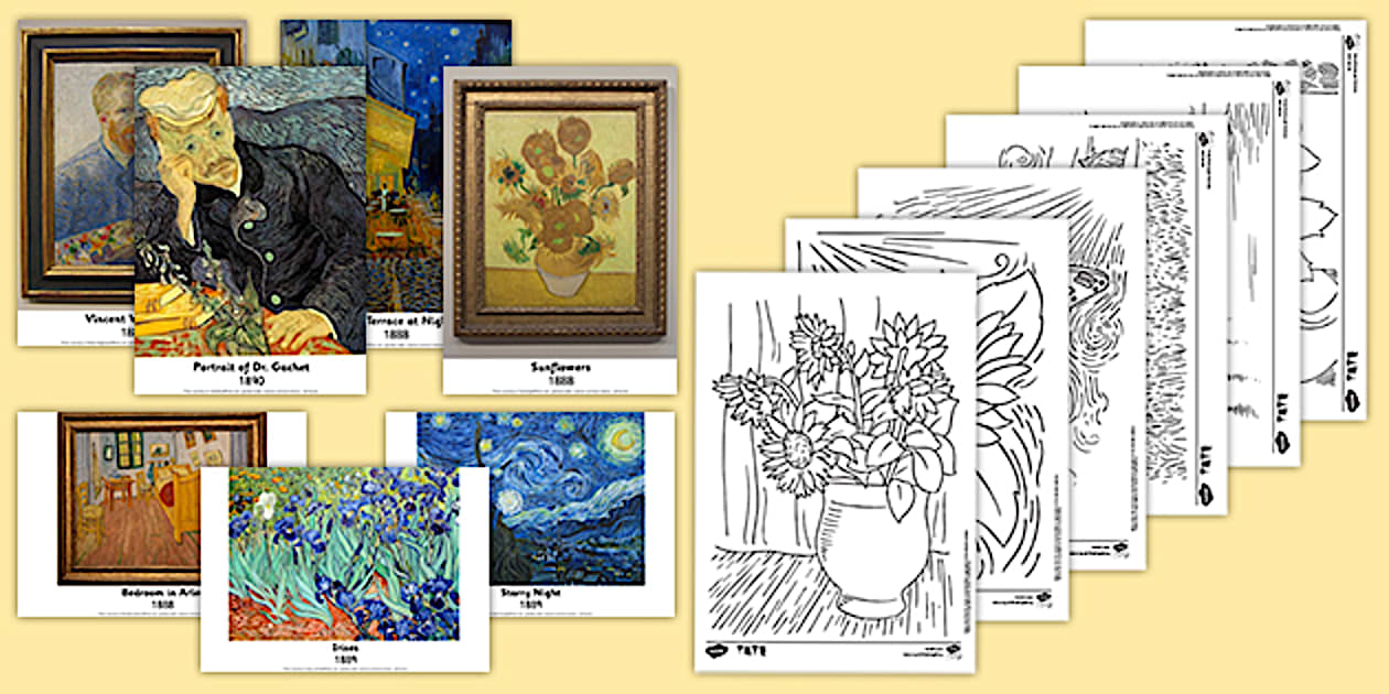 Van Gogh Famous Painting Pack