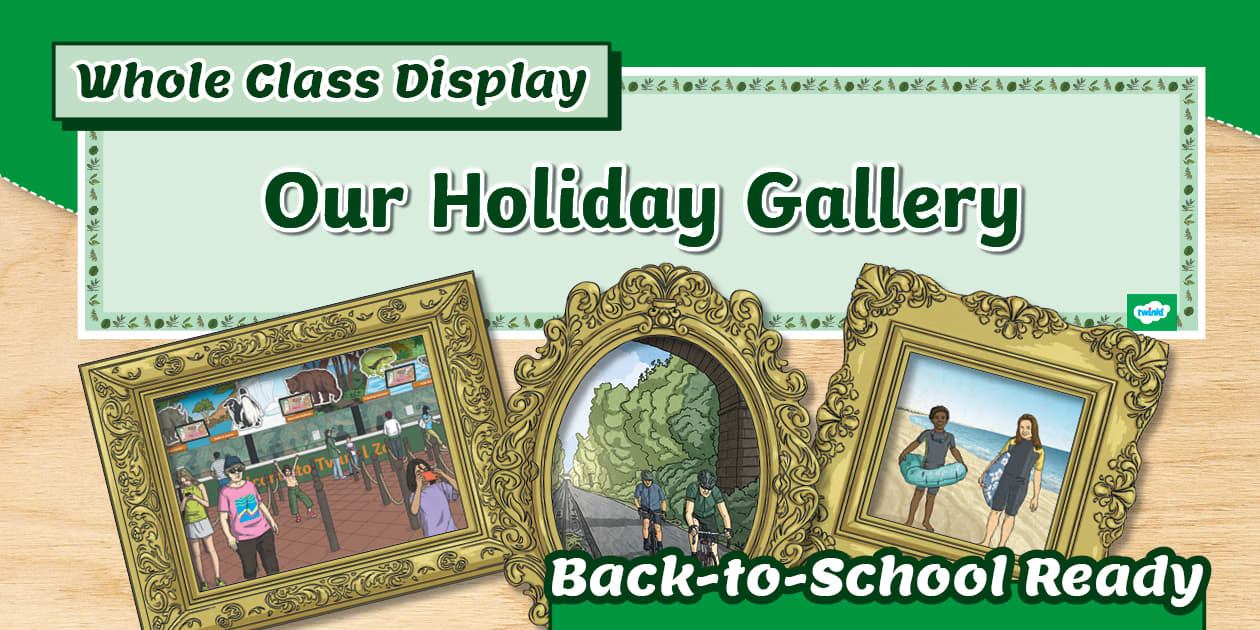 Our Holiday Gallery - Class Display