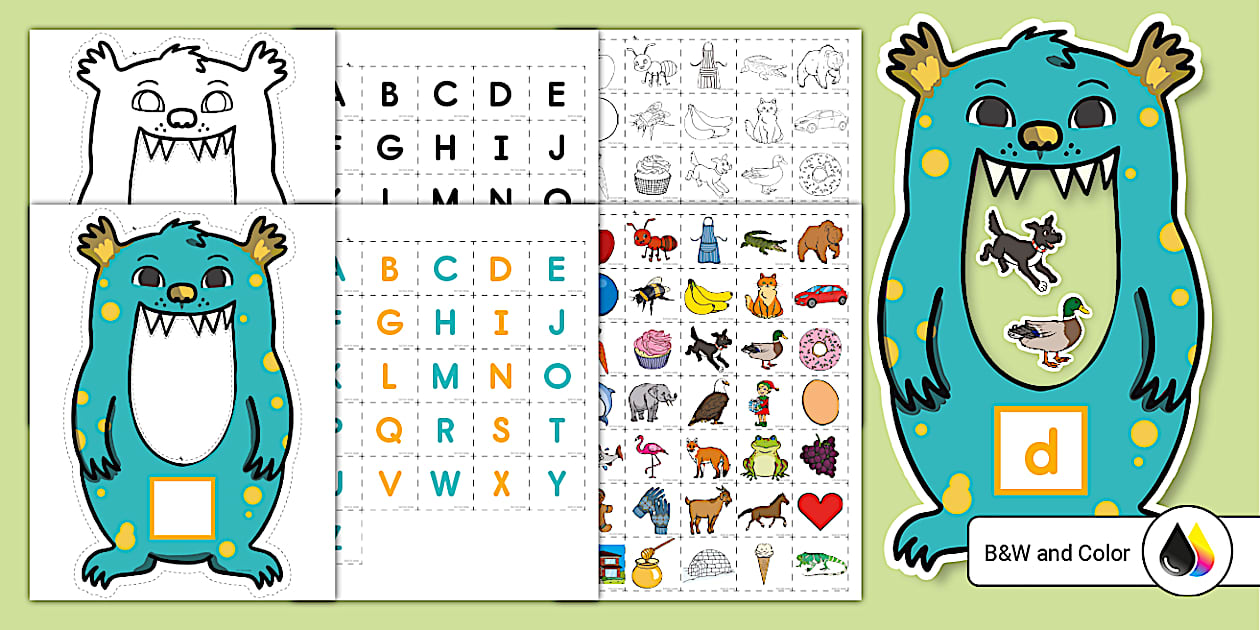 Alphabet Monster Game | ELA Resource | Twinkl USA - Twinkl