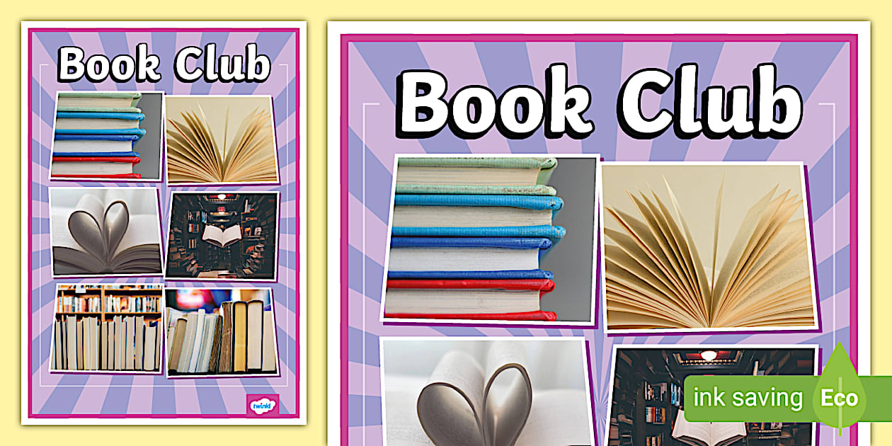 Book Club Photo Display Poster (teacher made) - Twinkl