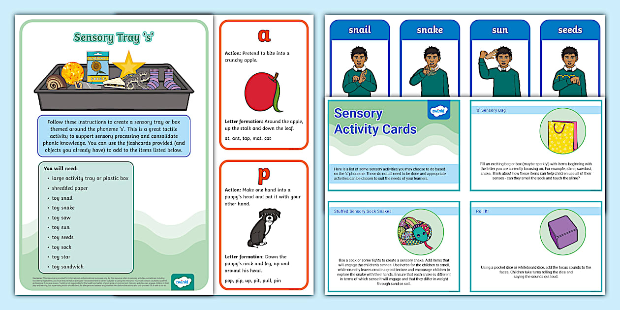 Sensory Pack 'S' (Hecho por educadores) - Twinkl
