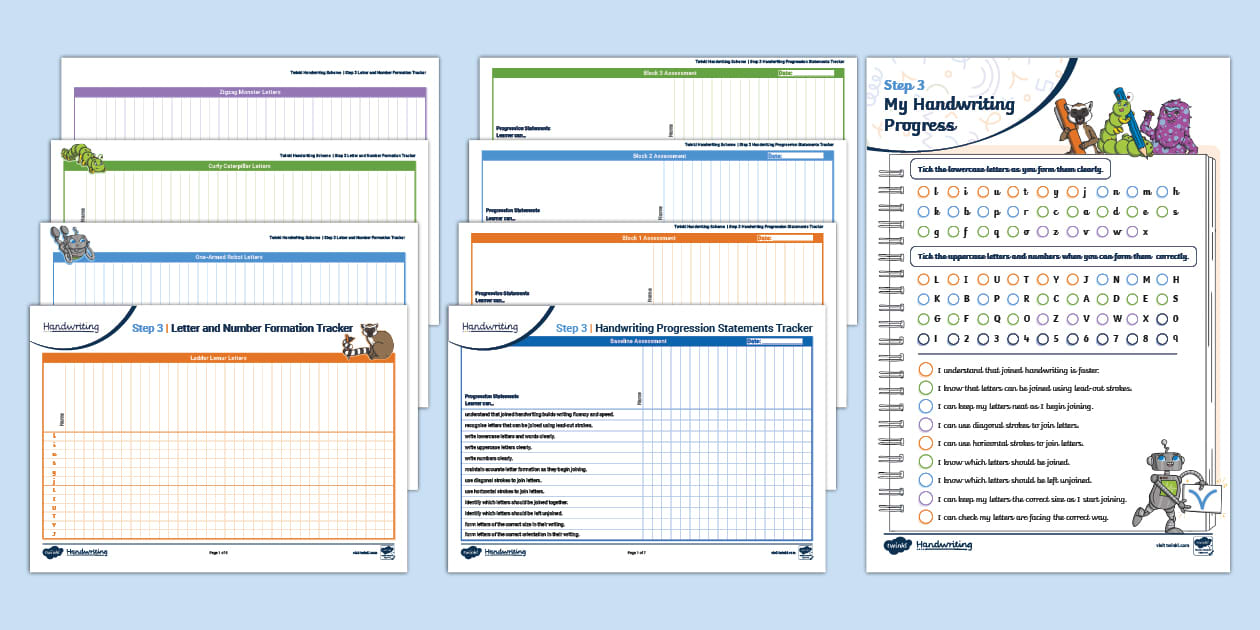 Step 3 Handwriting Assessment Pack