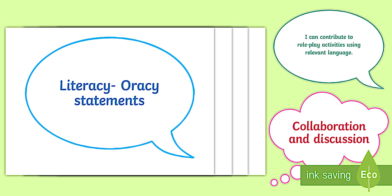 I Can.. Literacy Statements for Reception Display Cut-Outs