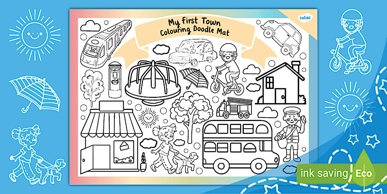 My First Town Doodle Mat (phát triển bởi giáo viên)