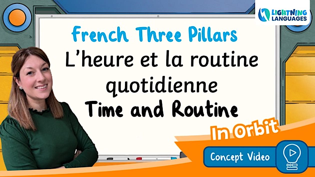 👉 Lightning Languages | French | In Orbit | Time and Routine Three Pillars