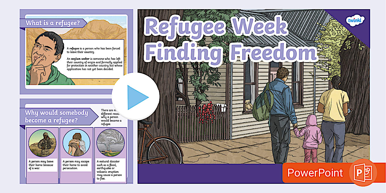 Refugee Week Finding Freedom 3-6 Facts and Discussion PowerPoint