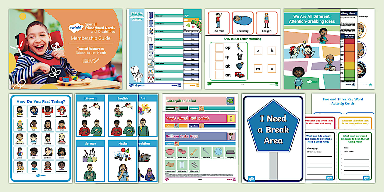 FREE! - SEND Teacher resources for children with special needs (Primary)