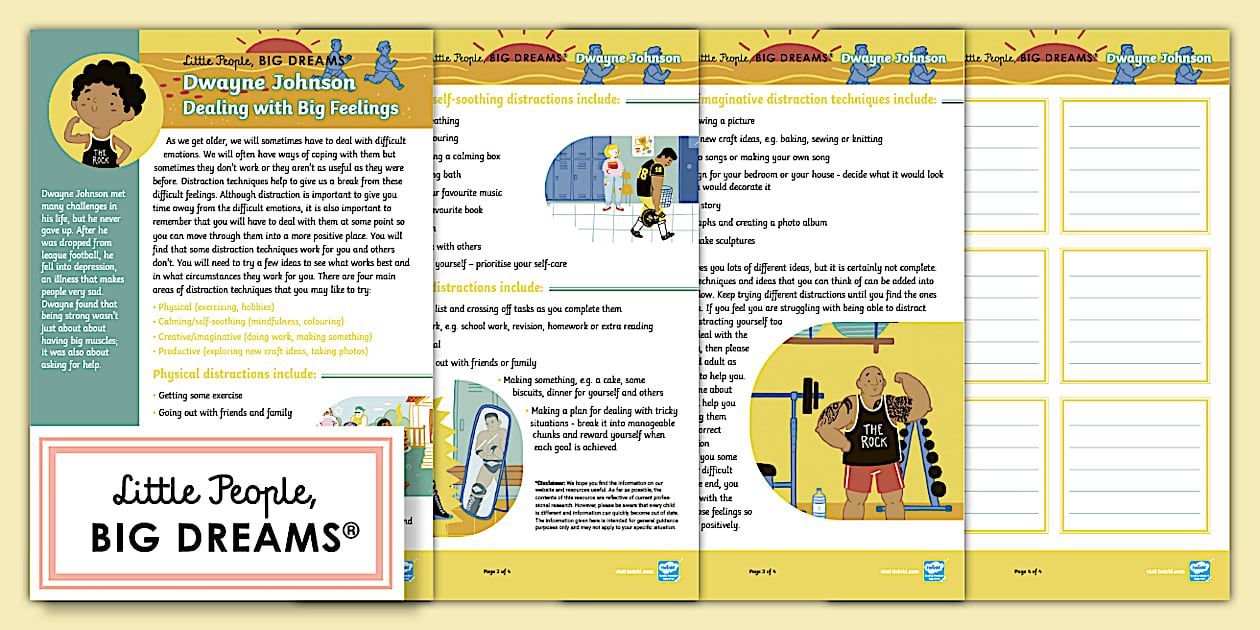 FREE! - Little People, Big Dreams: Dwayne Johnson Big Feelings