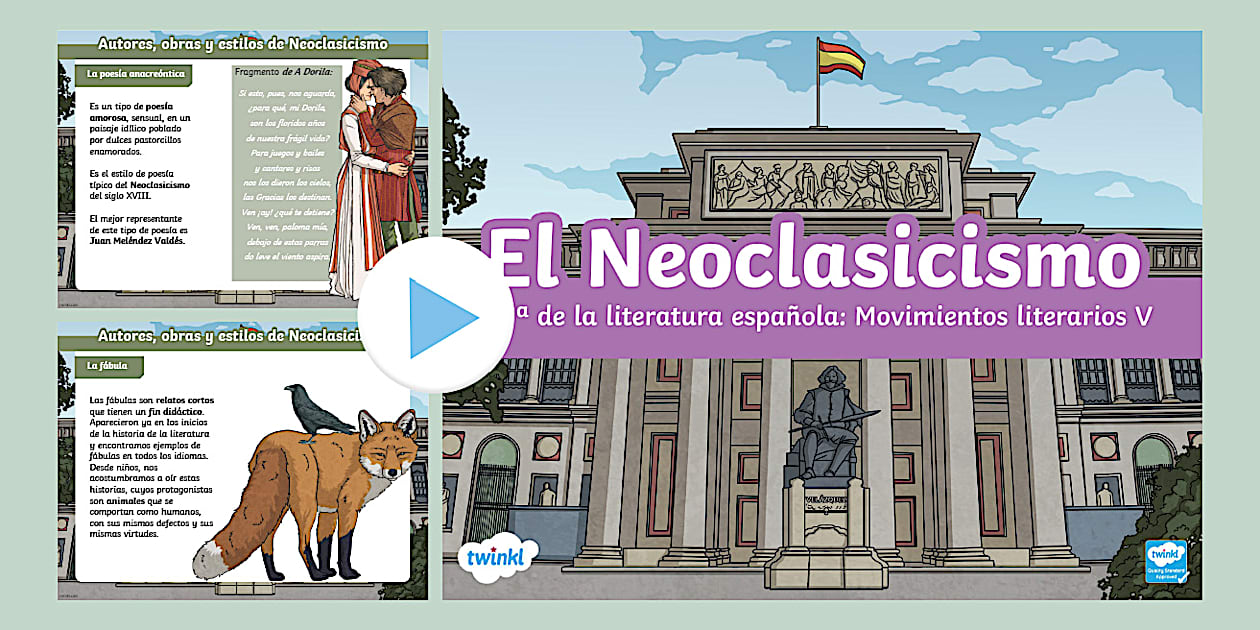 Presentación: El Neoclasicismo - Hª de la literatura española - Movimientos