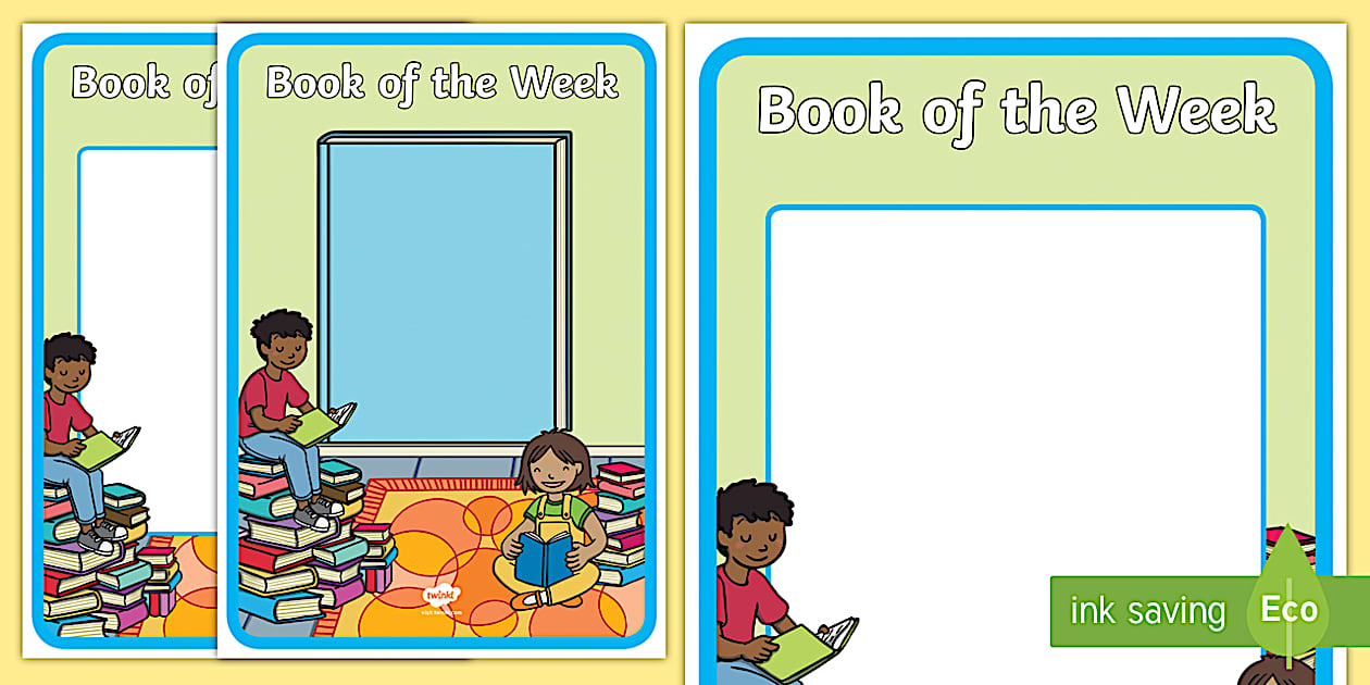 Editable English Book of the Week Display Poster - Twinkl