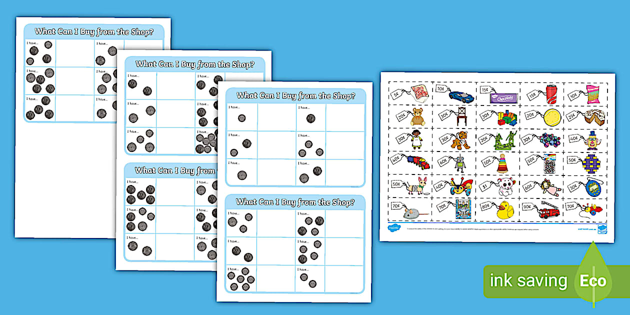 What Can I Buy from the Shop? Flashcards (teacher made)