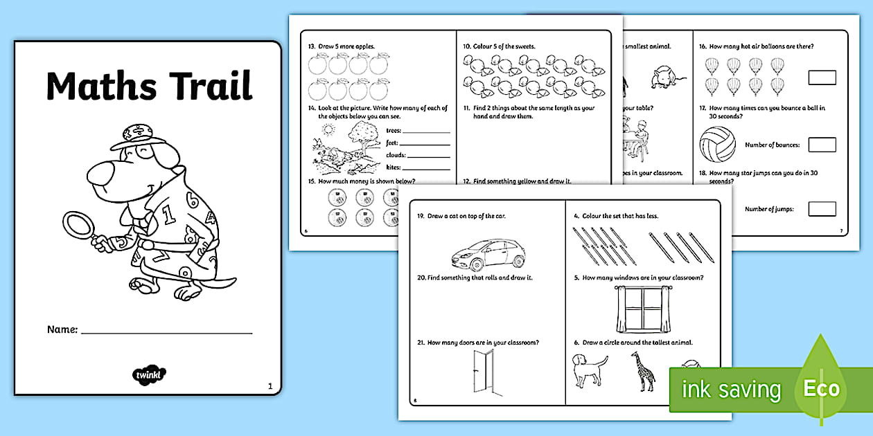 Maths in Our School Environment for Junior & Senior Infants Booklet