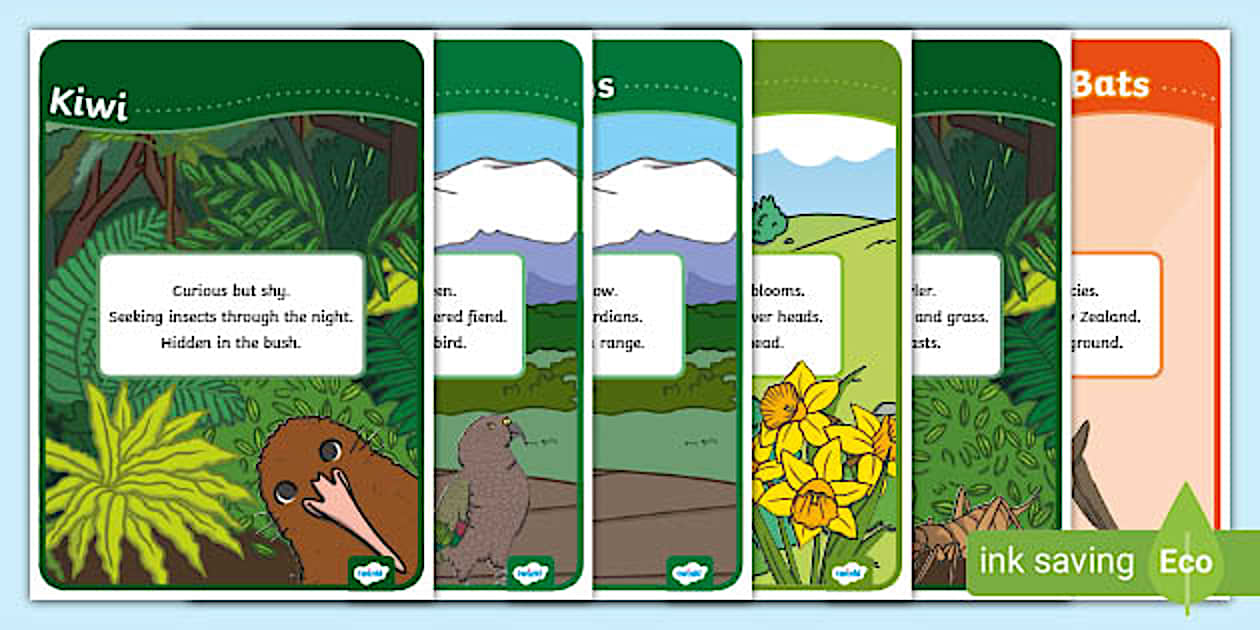 New Zealand Haiku Poem Pack