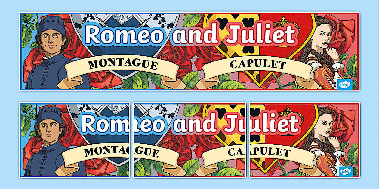 Romeo and Juliet Display Banner (teacher made) - Twinkl