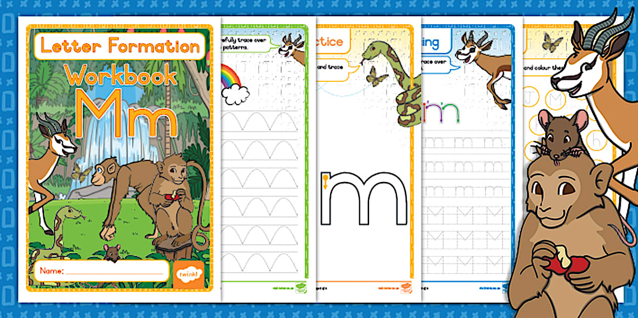 Grade 1 Letter Formation Workbook - Mm (teacher made)