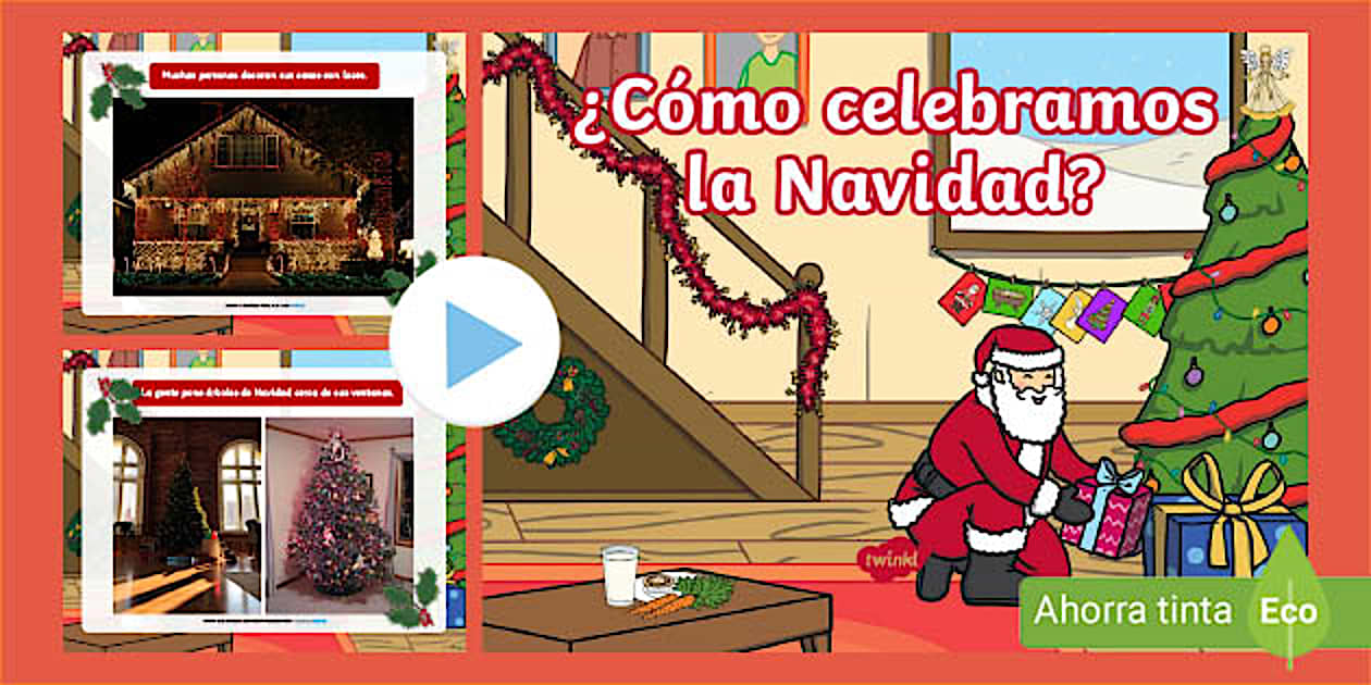PowerPoint: ¿Cómo celebramos la Navidad? (teacher made)