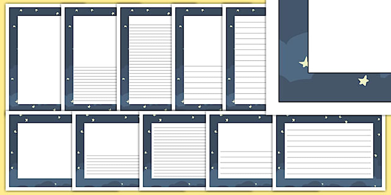 Editable The Star Page Borders (Lehrer gemacht) - Twinkl