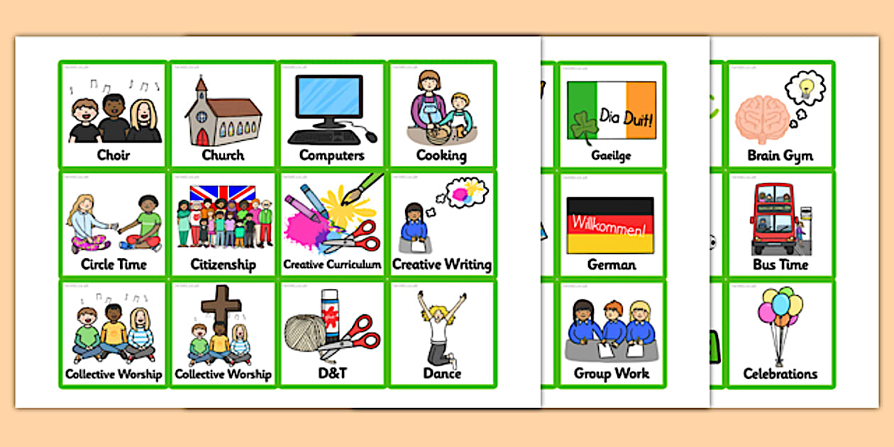 Small KS2 Visual Timetable (teacher made) - Twinkl