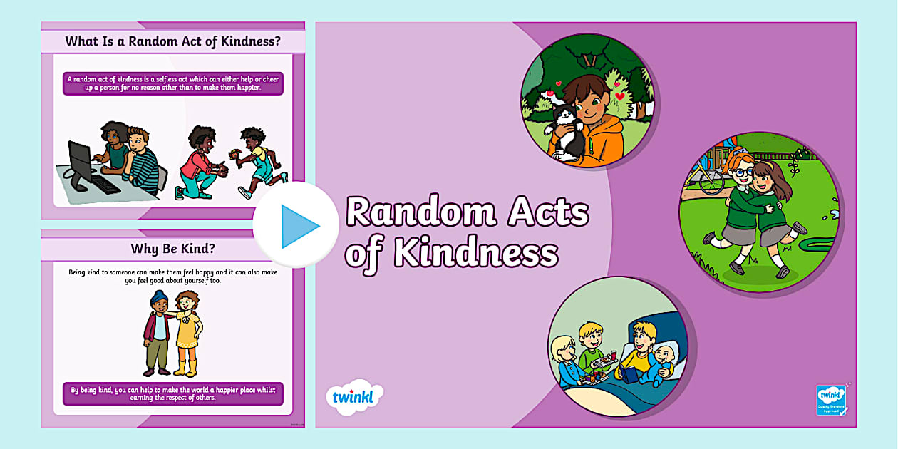 Whole School Assembly on Random Acts of Kindness PowerPoint