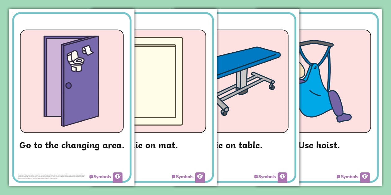Twinkl Symbols: Nappy Changing Visuals (teacher made)