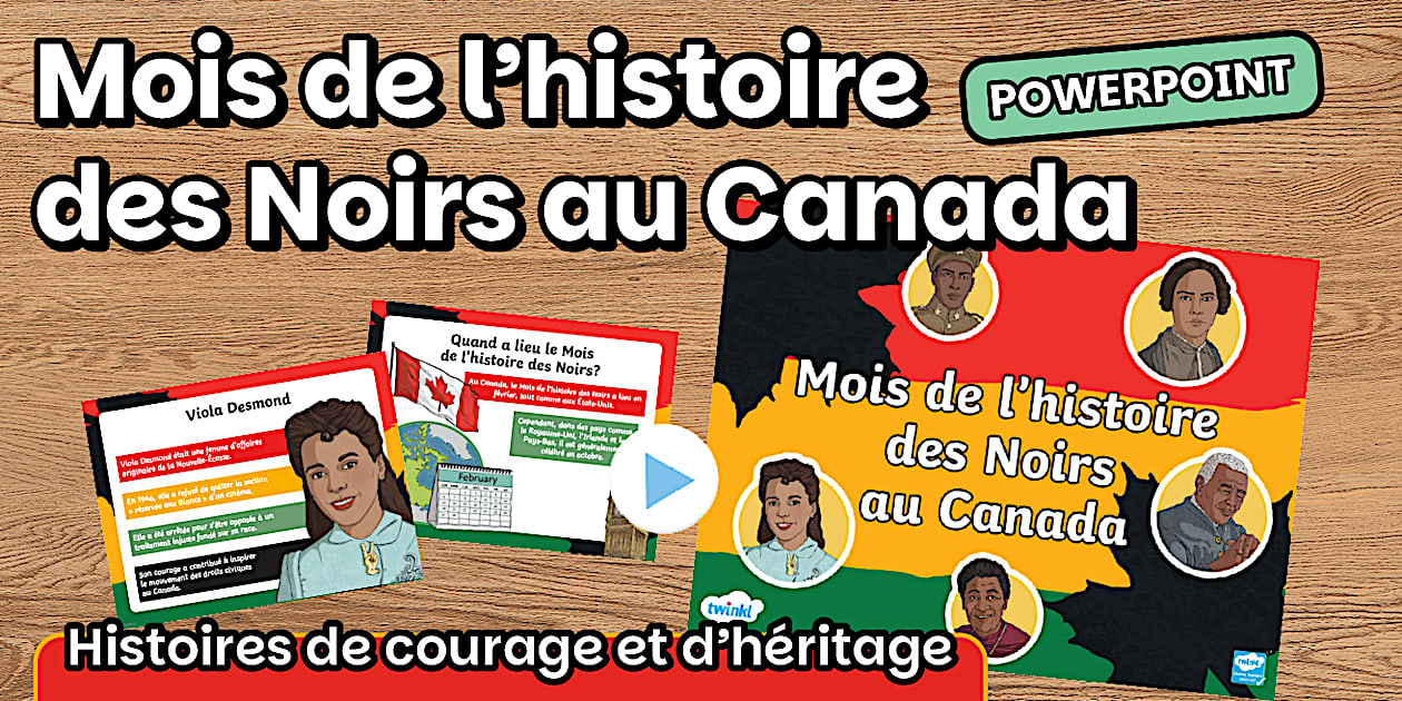 Black History Month in Canada - PPT French