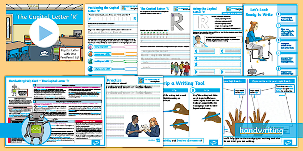 Twinkl Handwriting: The Capital Letter 'R' KS2 Activity Pack