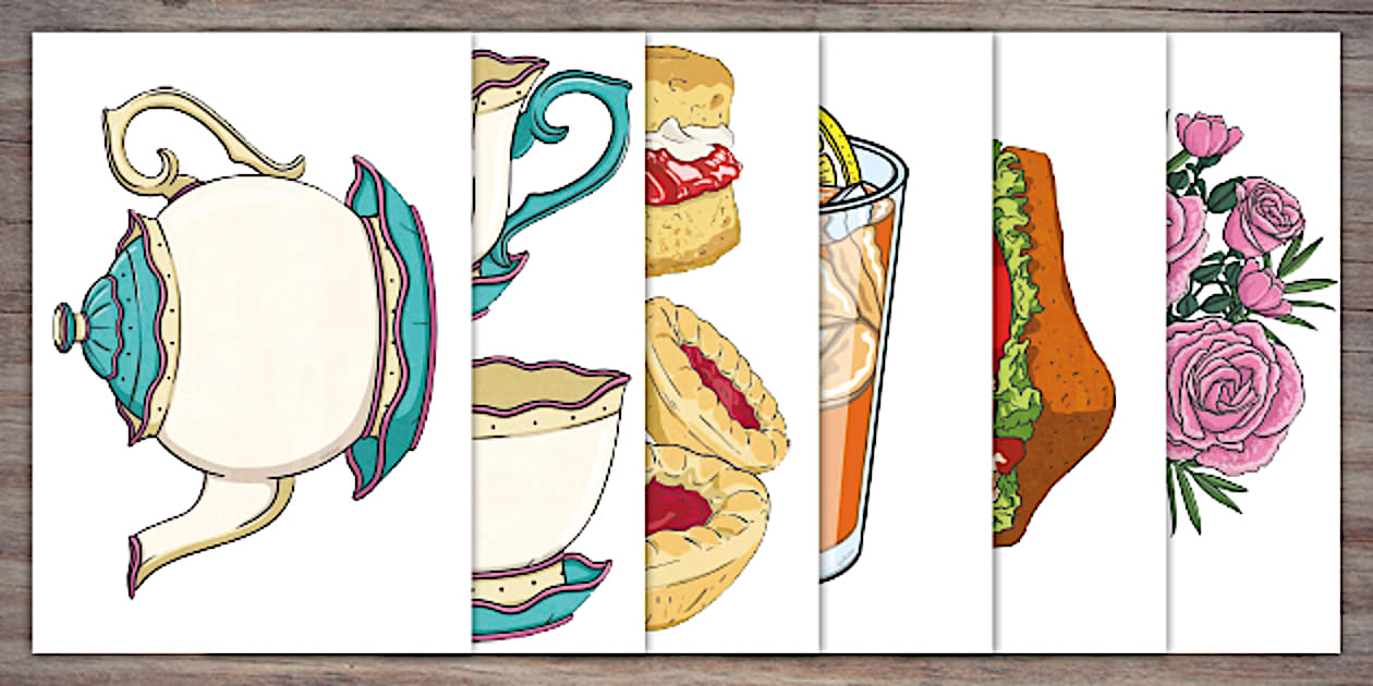 Tea Party Photo Booth Props | Twinkl Party (Teacher-Made)