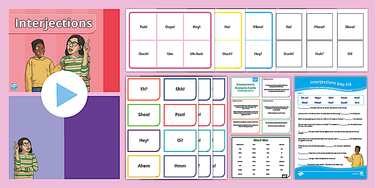EAL Interjections Teaching Pack (teacher made) - Twinkl