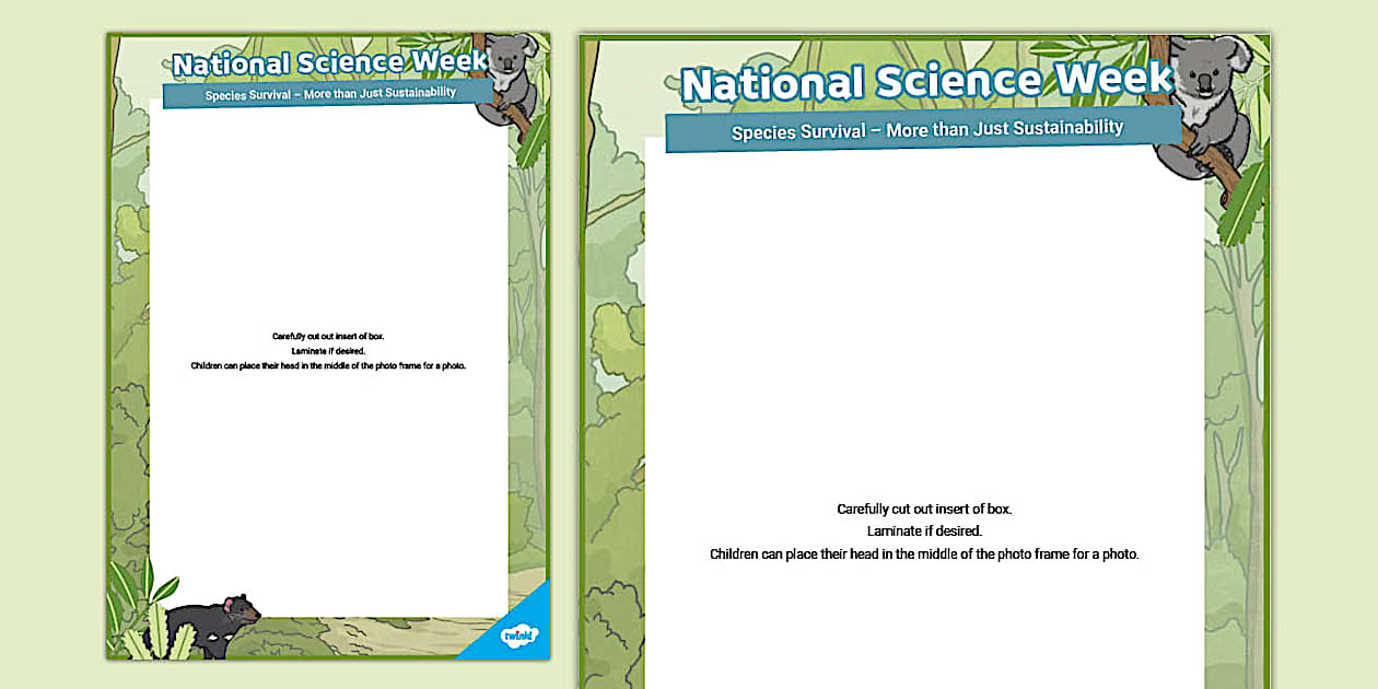 National Science Week 2024 Photo Frame - Twinkl