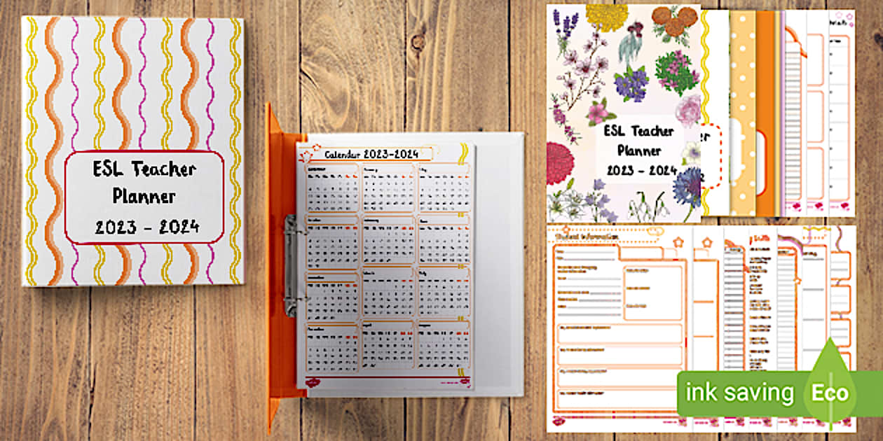 ESL Teacher Planner 2022-2023 (teacher made) - Twinkl