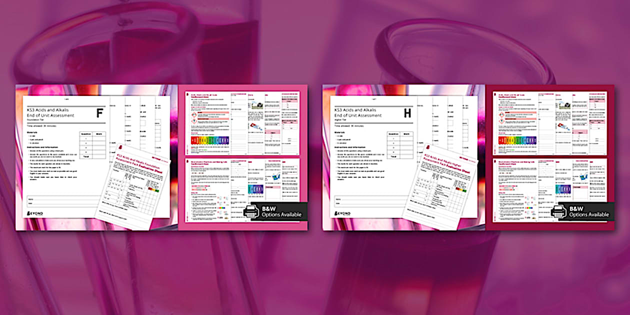 Acids and Alkalis Assessment | KS3 Chemistry | Beyond