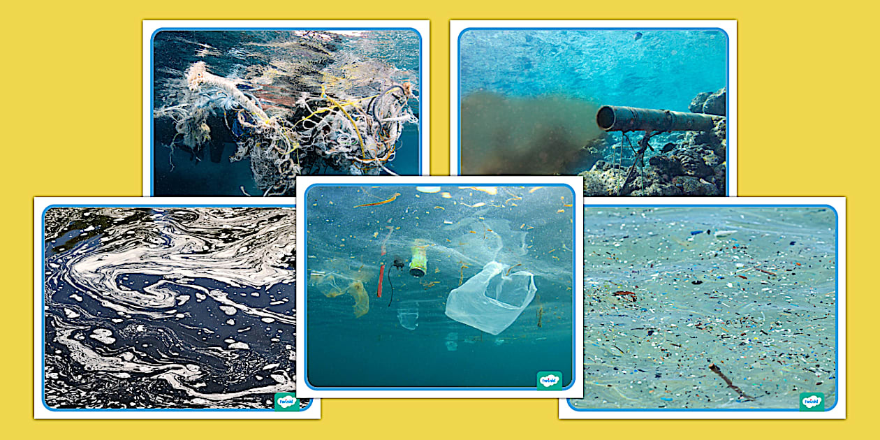 Ocean Pollution Photos (teacher made) - Twinkl