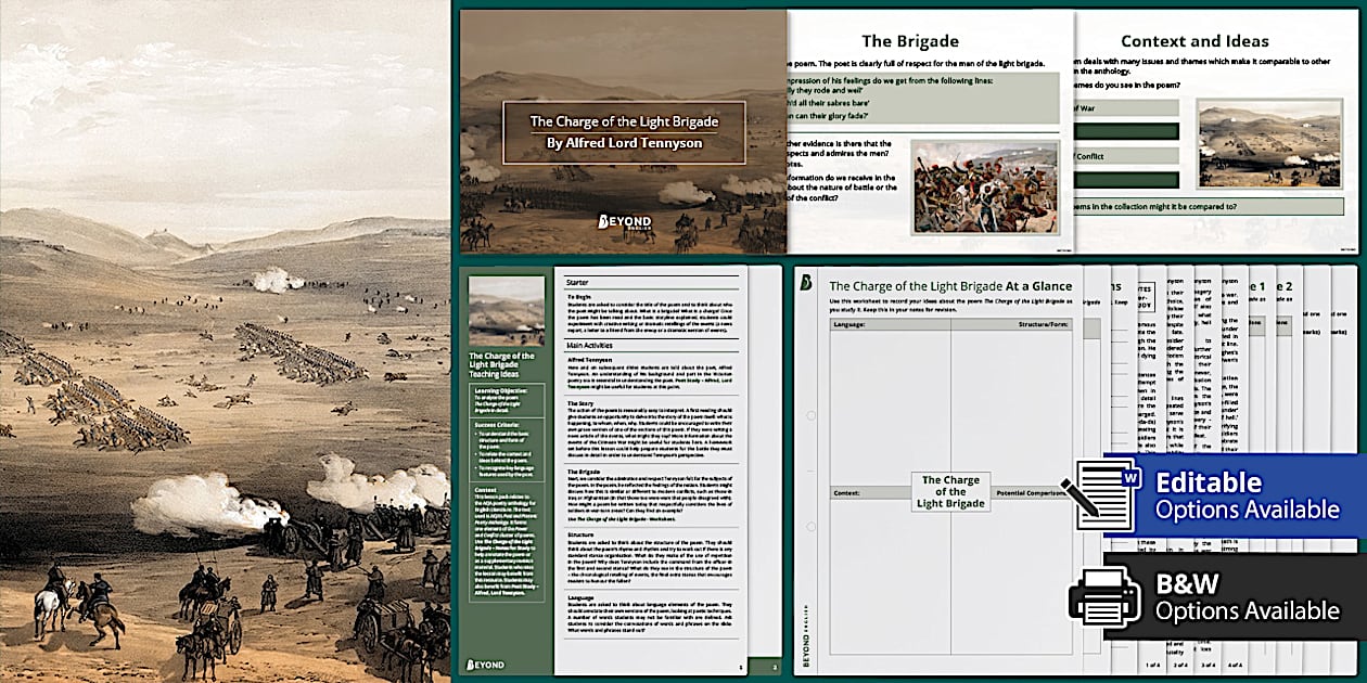The Charge of the Light Brigade Poem | GCSE English | Beyond